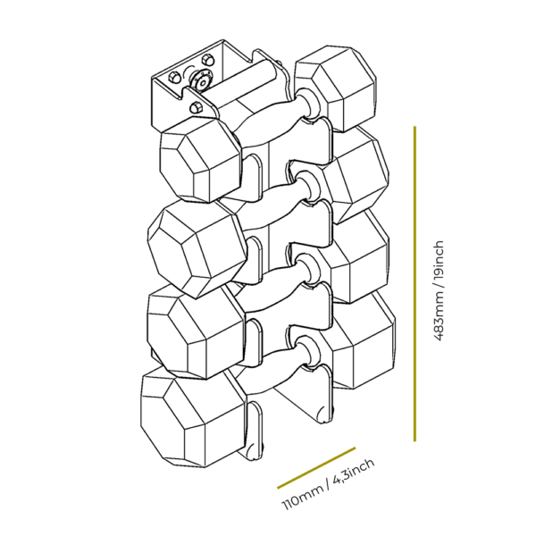 Training Wall | Dumbbell Rack