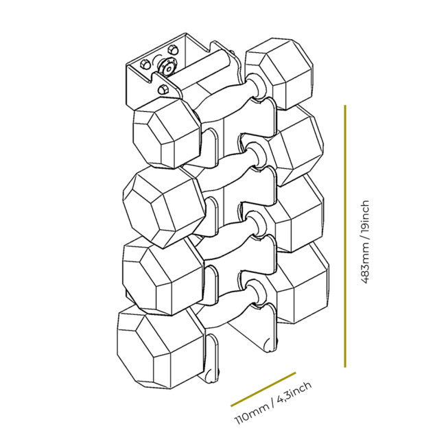 Training Wall | Dumbbell Rack